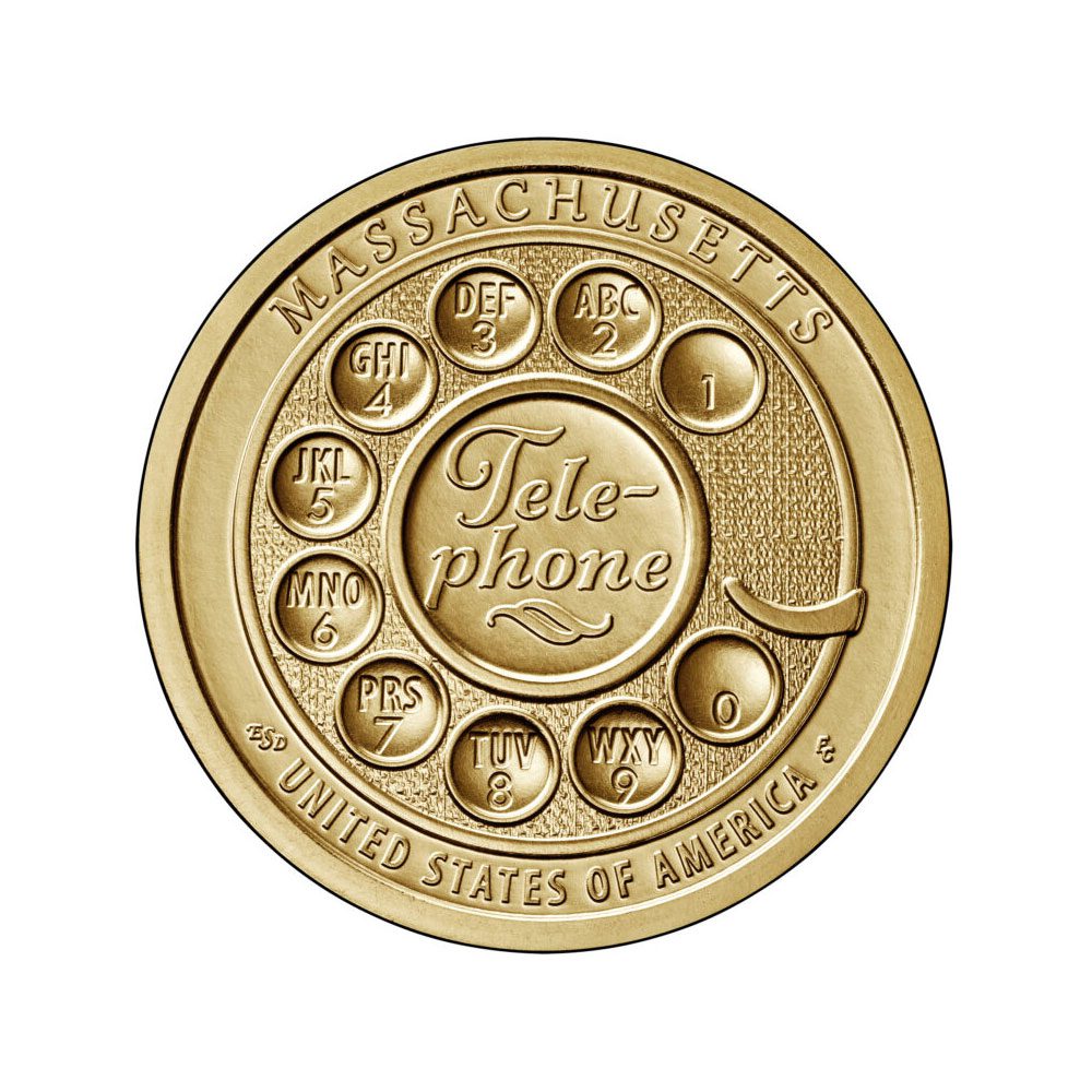 MA Telephone Coin | American Innovation | Coins of America